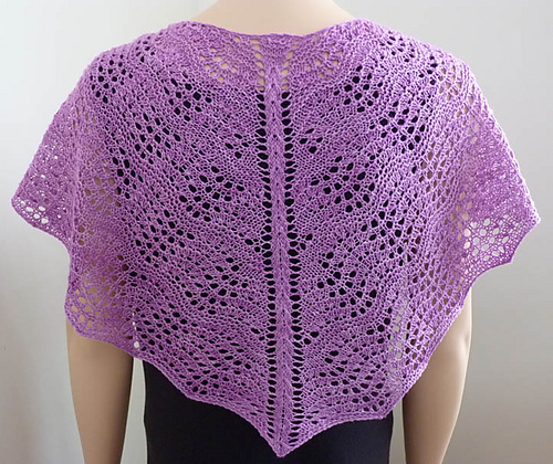 Ravelry: Old Shale Little Shawl pattern by Candace Eisner Strick