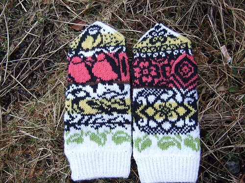 Ravelry: Farmor Elsy mittens pattern by JennyPenny