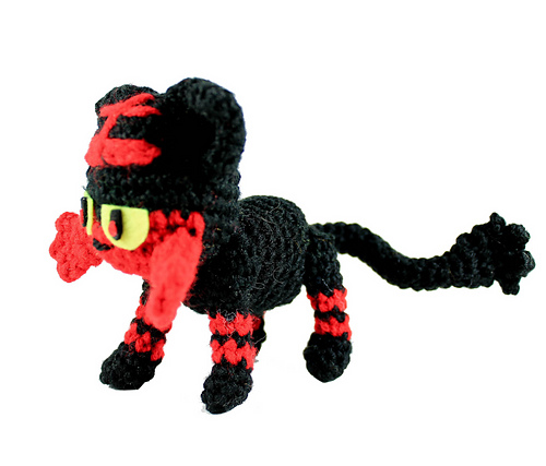 Ravelry: Pokemon Litten Amigurumi pattern by Strings Away