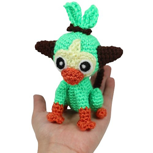 Ravelry: Pokemon Grookey Amigurumi pattern by Strings Away