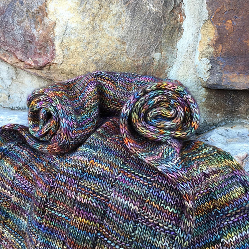 Ravelry: Sasha Knit+Denim Wrap pattern by Alexandra Davidoff
