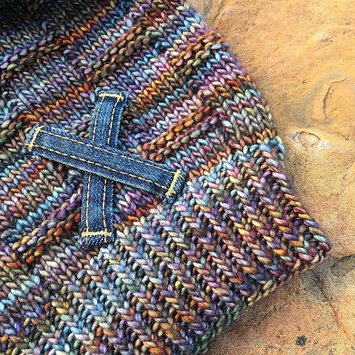 Ravelry: Sasha Knit+Denim Hat pattern by Alexandra Davidoff