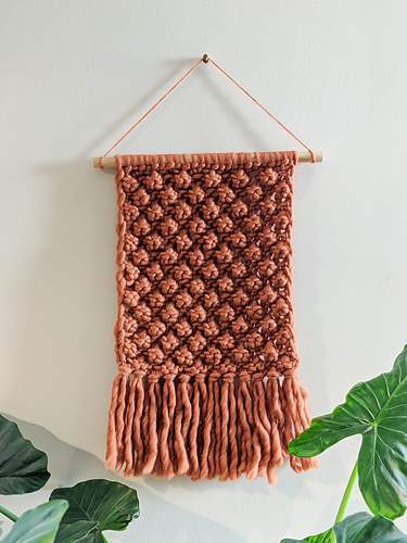Ravelry: Bubble Knit Wallhanging pattern by Marissa Frey