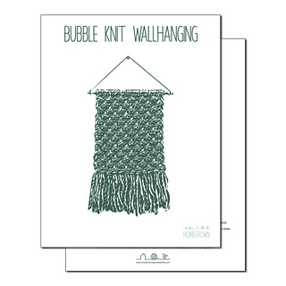Ravelry: Bubble Knit Wallhanging pattern by Marissa Frey