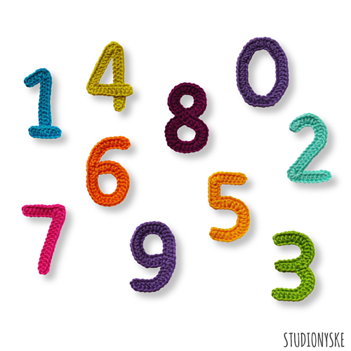 Ravelry: Numbers large pattern by StudioNyske