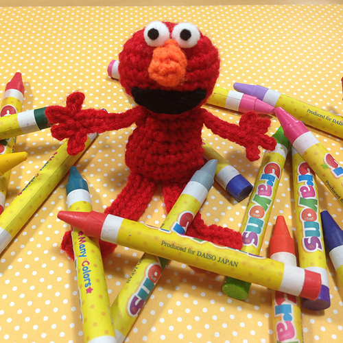 Ravelry: Mini Elmo Keyring pattern by Susie StuffSusieMade