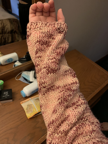 finally! after ripping it back and adding length, my first me sweater ...