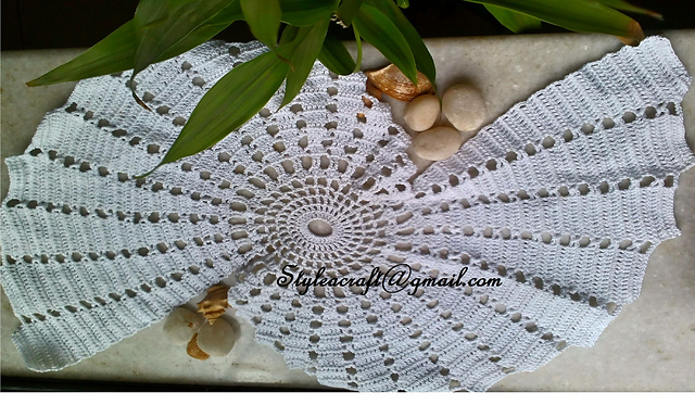 Ravelry: Fractal Shell doily pattern by Stylea Craft