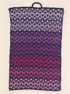 Ravelry: Towel with Little Squares horizontal pattern by SuanaKuhn