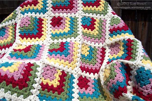 Ravelry: Modern Mitered Granny Square pattern by Sue Rivers