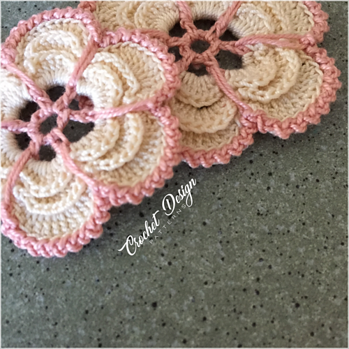 Ravelry: 3 Layered Flower applique / Embellishment pattern by Sue Smith