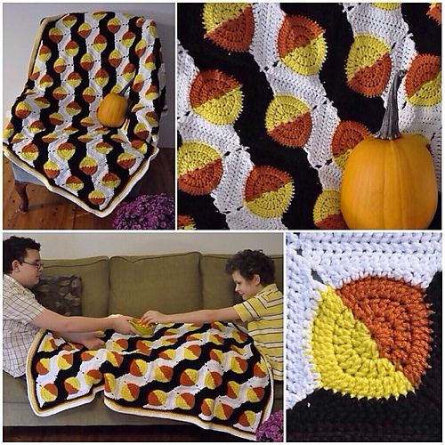Ravelry: Candy Corn Afghan pattern by Sue Solakian