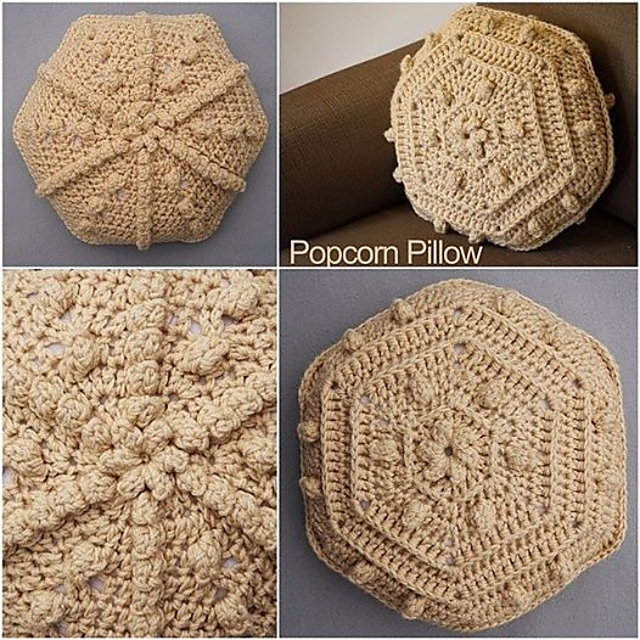Ravelry: Popcorn Pillow pattern by Sue Solakian