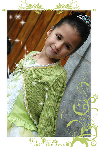 Ravelry: Frog Princess Bolero pattern by Heather Macias