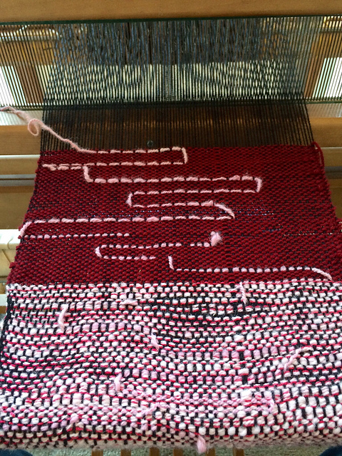 Ravelry: SundownAlpacas' Saori weaving