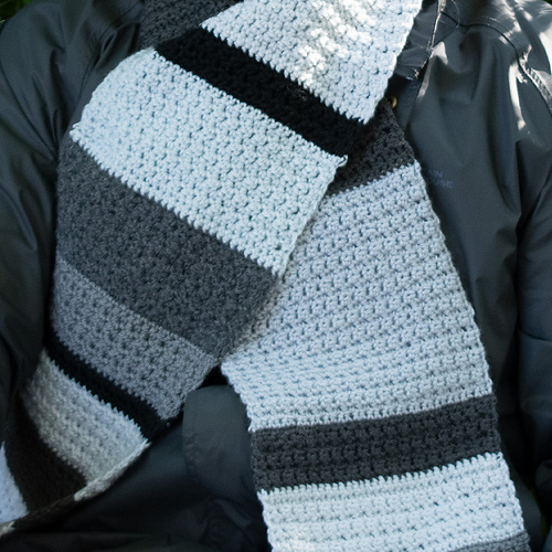 Ravelry: Unisex Scrappy scarf pattern by Sunflower Cottage Crochet