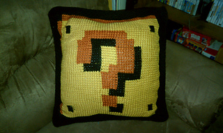 Ravelry: Question Block Square (Super Mario/Nintendo) pattern by Karin Whit