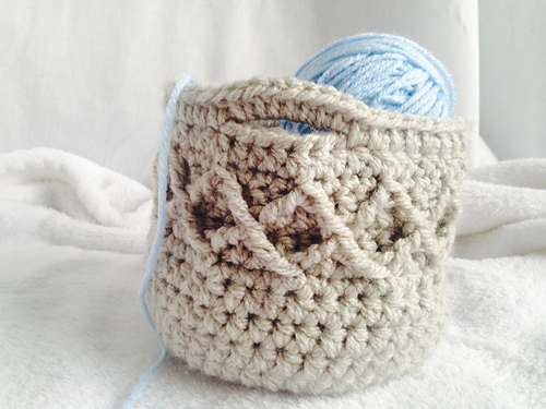 Ravelry: Diamonds Basket pattern by Ellen Elizabeth