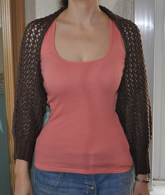 Ravelry: Lacy Shrug pattern by Joan McGowan-Michael