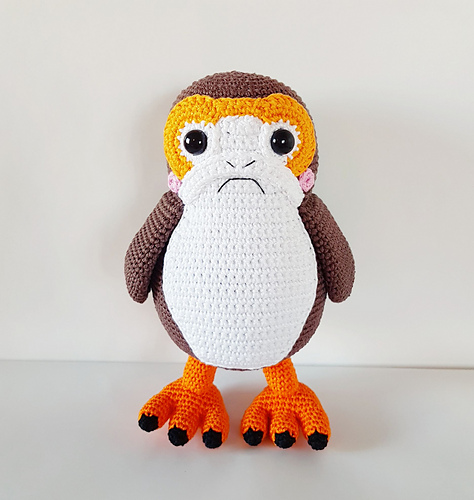 Ravelry: Porg Christmas Tree Topper pattern by Jennifer Santos