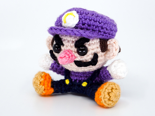 Ravelry: Mini Waluigi Amigurumi pattern by Jonas Matthies
