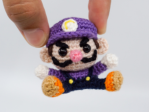 Ravelry: Mini Waluigi Amigurumi pattern by Jonas Matthies