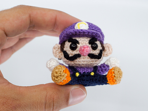Ravelry: Mini Waluigi Amigurumi pattern by Jonas Matthies