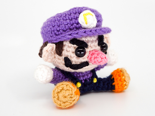 Ravelry: Mini Waluigi Amigurumi pattern by Jonas Matthies