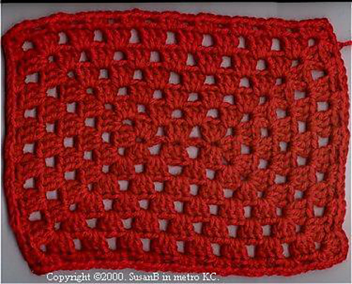 Ravelry: Rectangular Granny Square pattern by SusanB