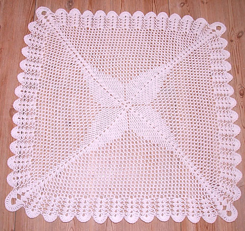 Ravelry: Flowers and Ribbons Square Shawl pattern by Kathryn John