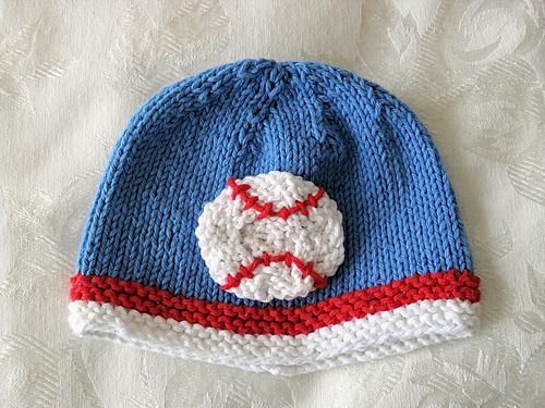 Ravelry: Baseball Baby Hat pattern by Susan Gardner