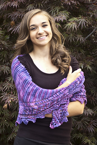 Ravelry: Crystal Shawl pattern by Susie Bonell