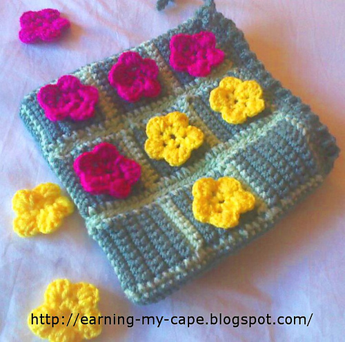 Ravelry: Garden Party Tic-Tac-Toe pattern by Susie Oui Crochet
