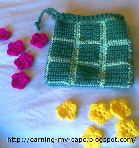 Ravelry: Garden Party Tic-Tac-Toe pattern by Susie Oui Crochet