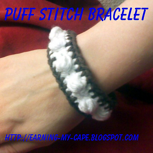 Ravelry: Puff Stitch Bracelet pattern by Susie Oui Crochet