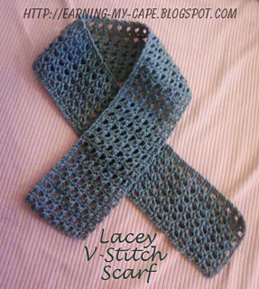 Ravelry: Lacy V-Stitch Scarf pattern by Susie Oui Crochet