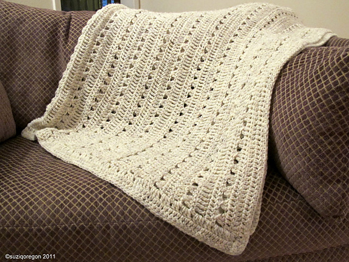 Ravelry: Textured Throw pattern by Patricia Rifanburg