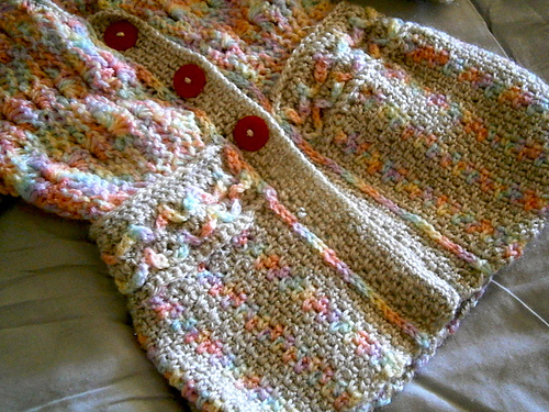 Ravelry: Fruit Loop Baby Jacket pattern by Rose Powell