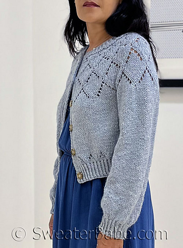 Ravelry: #355 Lia Cardigan pattern by SweaterBabe