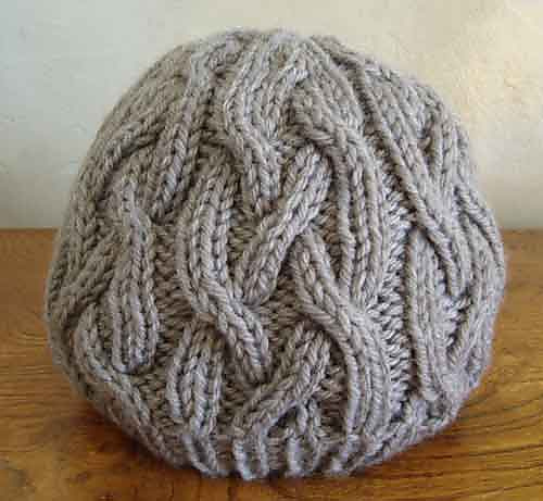 Ravelry: #92 One Skein Braided Cable Hat pattern by SweaterBabe