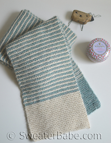 Ravelry: Worsted-Weight Striped Scarf pattern by SweaterBabe
