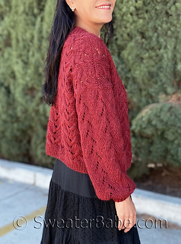 Ravelry: #336 Madison Cabled Cardigan pattern by SweaterBabe