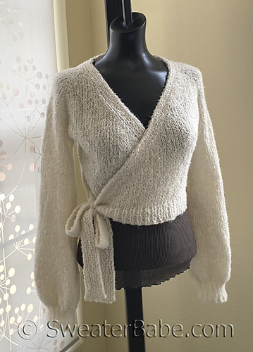 Ravelry: #343 Ria Ballet Wrap pattern by SweaterBabe