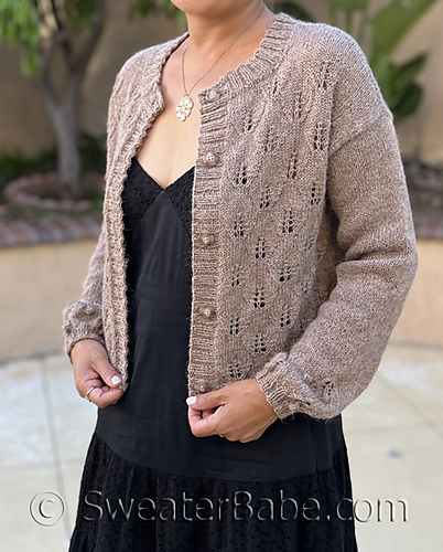 Ravelry: #340 Marlene Cardigan pattern by SweaterBabe