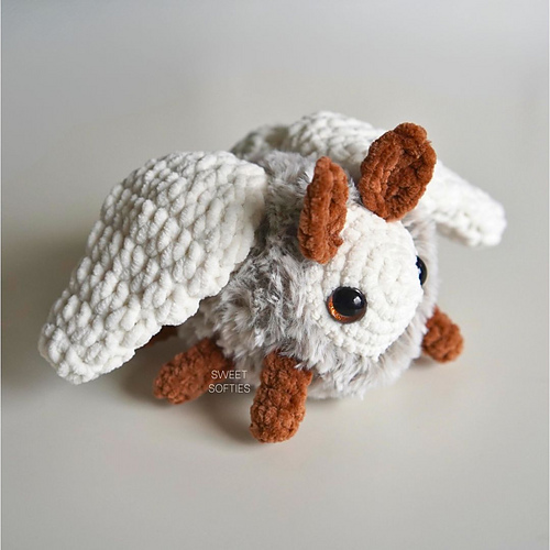 Ravelry: Stella the Silk Moth pattern by Sweet Softies