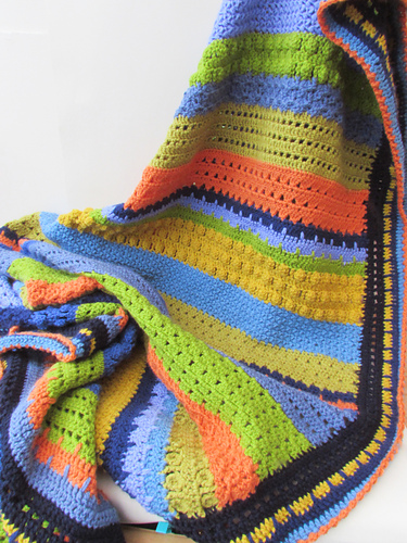 Ravelry: Bertie Blanket pattern by Swindon Big Knit
