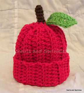 Ravelry: Toddler/Child Apple Hat pattern by Becky Ferris