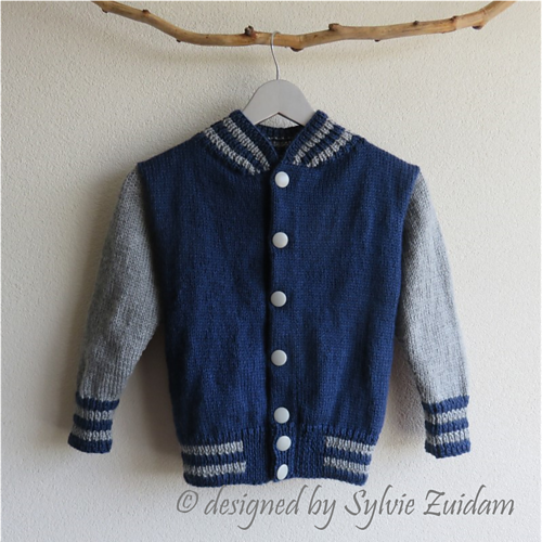 Ravelry: Letterman Jacket Child 9 sizes pattern by Sylvie