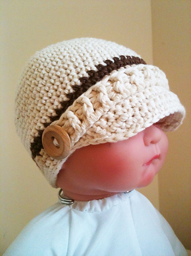 Ravelry: Oxleyham Newsboy Baby Hat Crochet Pattern pattern by Wools & Tools