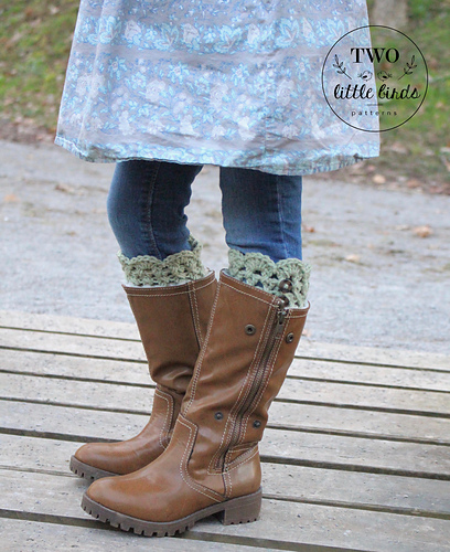 Ravelry: Lachlan Boot Cuffs pattern by Emily Anne